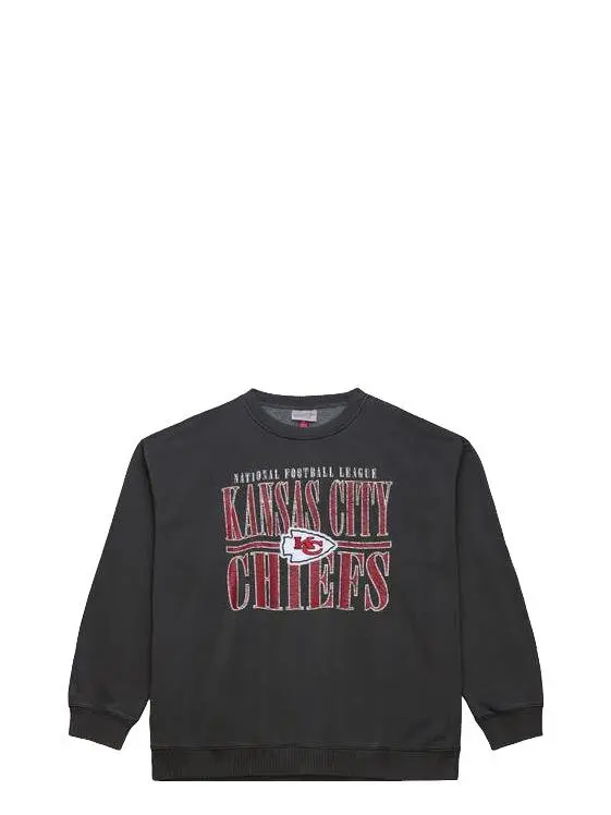 Mitchell & Ness Kansas City Chiefs Downtown Collection Fleece Sweatshirt - Black