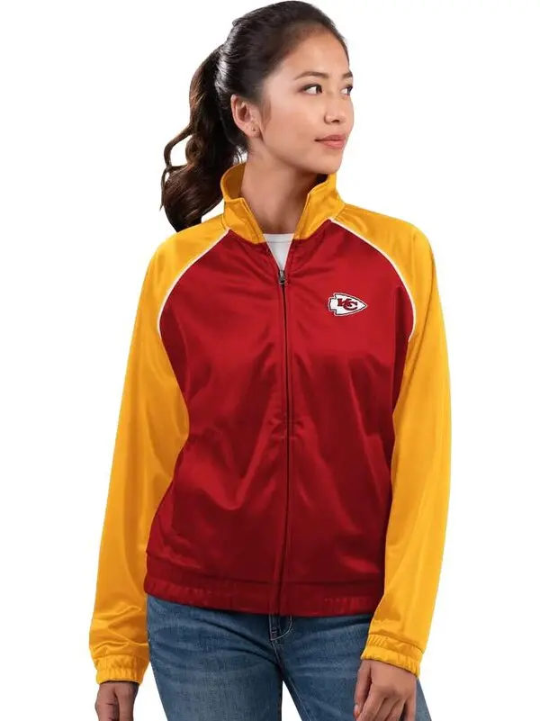 G-III 4HER BY CARL BANKS Kansas City Chiefs Replay Full-zip Track Jacket - Red