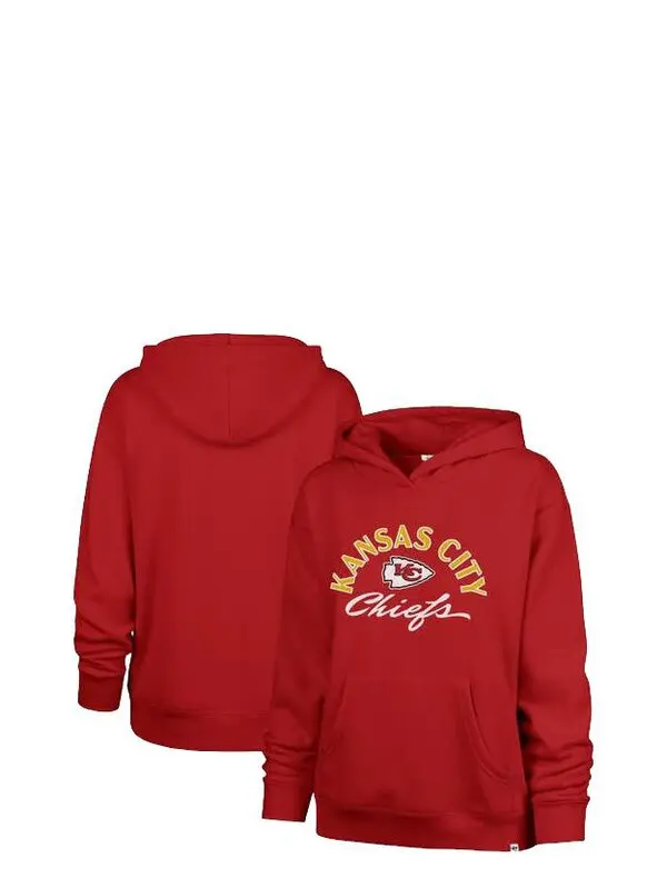 '47 Kansas City Chiefs Whirlwind Naomi Hoodie - Red