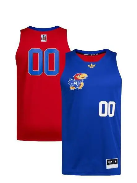 Adidas Kansas Jayhawks Basketball Jersey - Royal