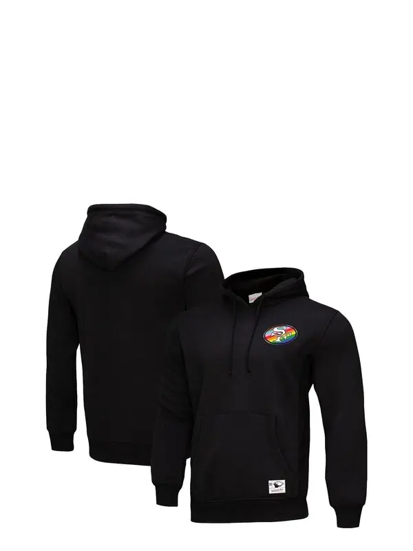 Mitchell & Ness San Francisco 49ers Pride Pullover Hoodie - Black
