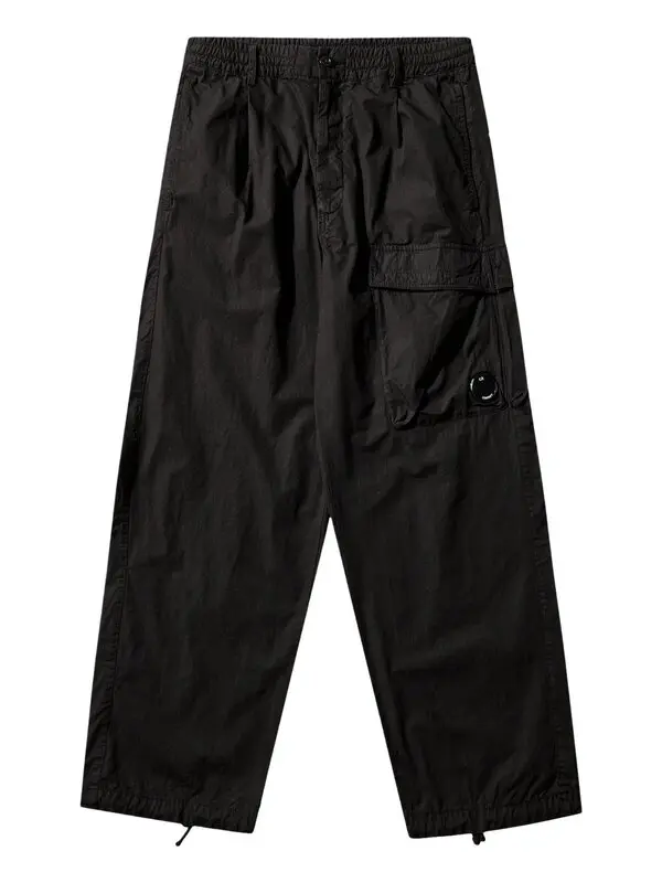 C.P. COMPANY Micro-reps Boxy Cargo Lens Pants - Black