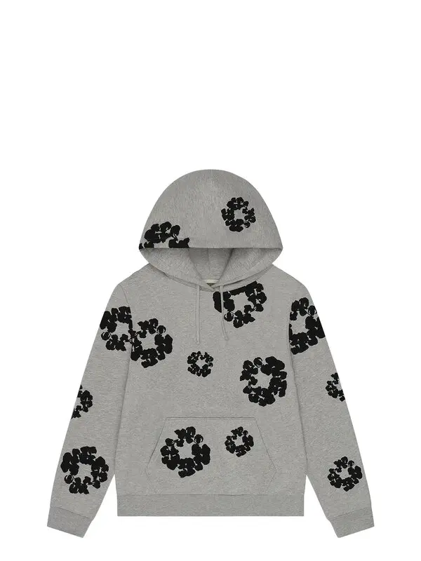 DENIM TEARS Cotton Wreath Hoodie - Grey