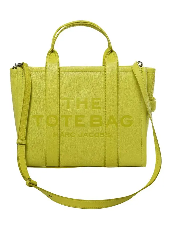Marc Jacobs The Medium Leather Tote Bag - Yellow