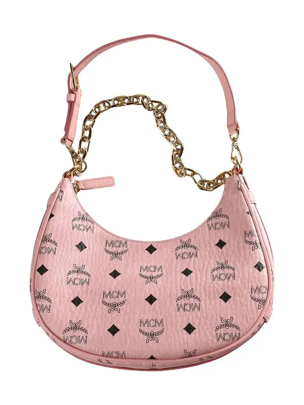 Mcm Aren Vi Small Hobo Bag - Pink