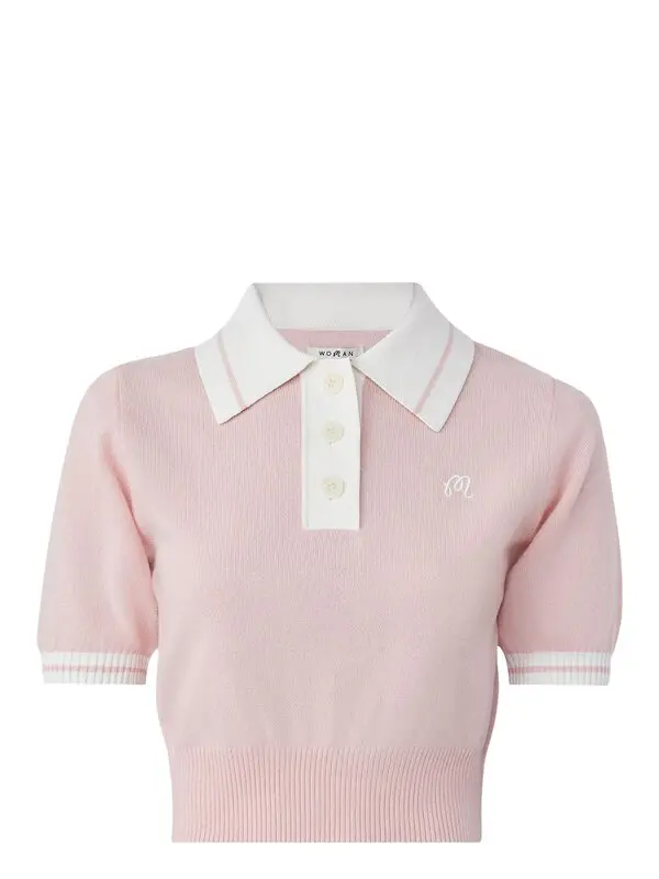 MALBON Mikayla Polo T-shirt - Pink