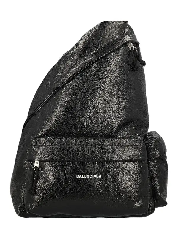 Balenciaga Explorer Sling Backpack - Black
