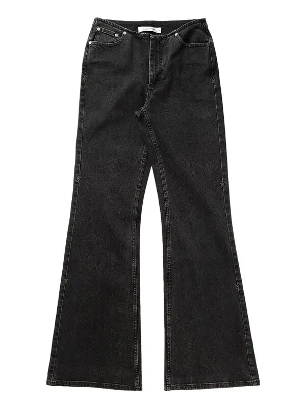 DAILY PAPER Flared Jeans - Black