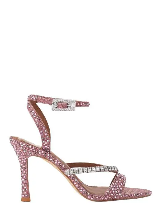 Kurt Geiger Crystal Ankle Strap Sandals - Pink