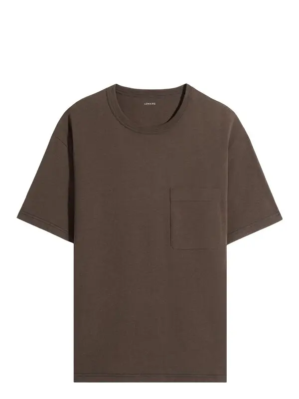 LEMAIRE Boxy Short-sleeve T-shirt - Brown