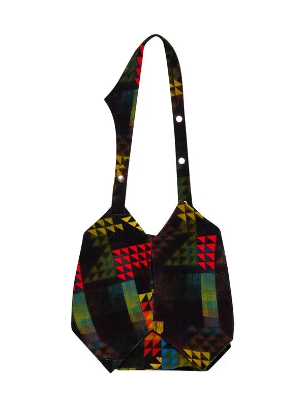 KIKO KOSTADINOV Abstract Check Kaleidoscope Bag - Multicolor