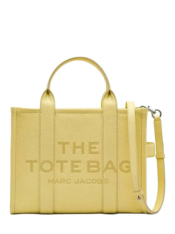 Marc Jacobs The Medium Leather Tote Bag - Cream