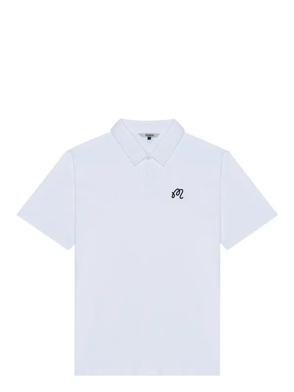 MALBON Fairway Polo T-shirt - White