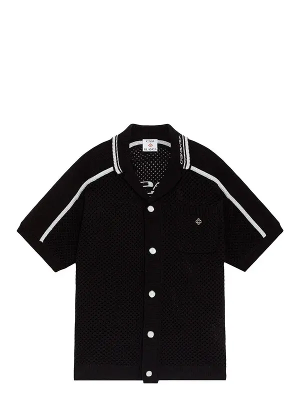 Casablanca Mesh Shirt - Black