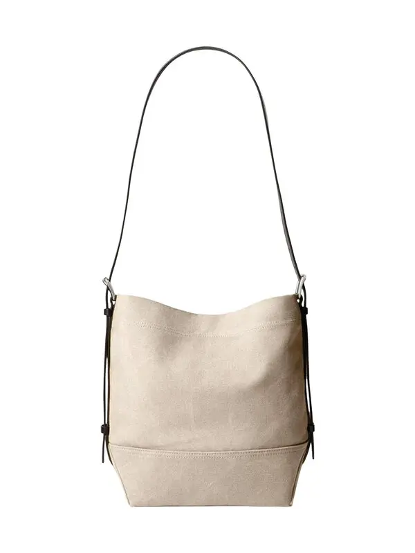 LEMAIRE Small Belted Tote Bag - Tan