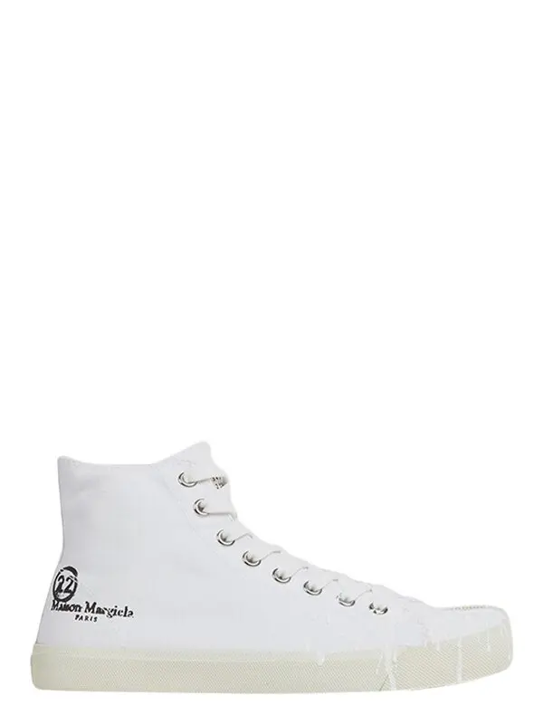 MAISON MARGIELA Vandal Tabi Canvas High-top Sneakers - White