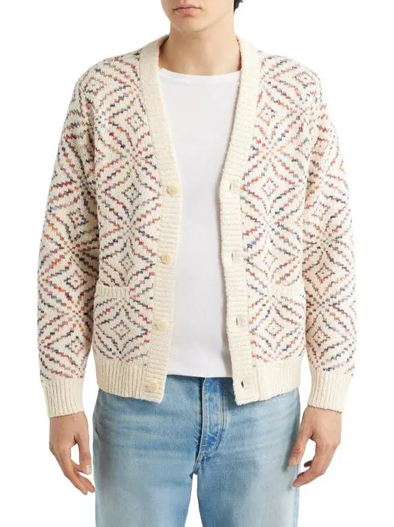 CORRIDOR Mandala Pima Cotton Cardigan - Natural