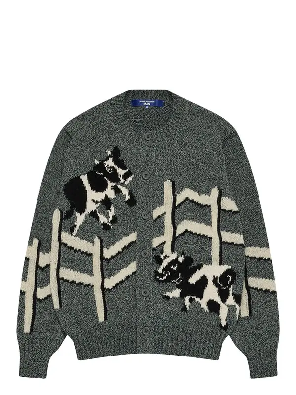 Junya Watanabe Knitted Cardigan - Green