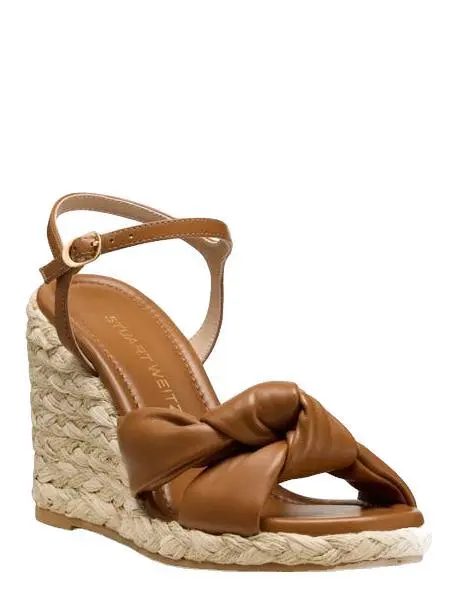 STUART WEITZMAN Soplaya Espadrille Wedge Sandal - Boho Tan
