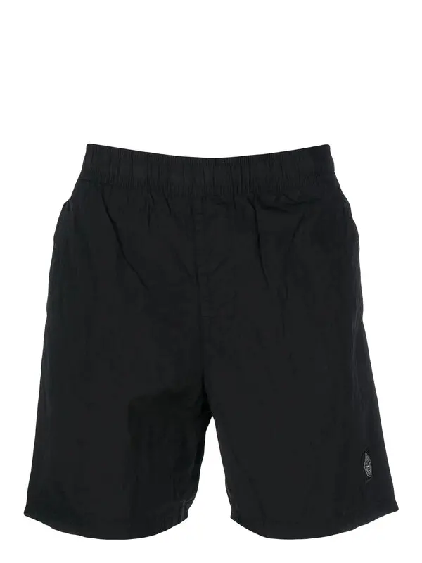 Stone Island Basic Small Logo Shorts - Black