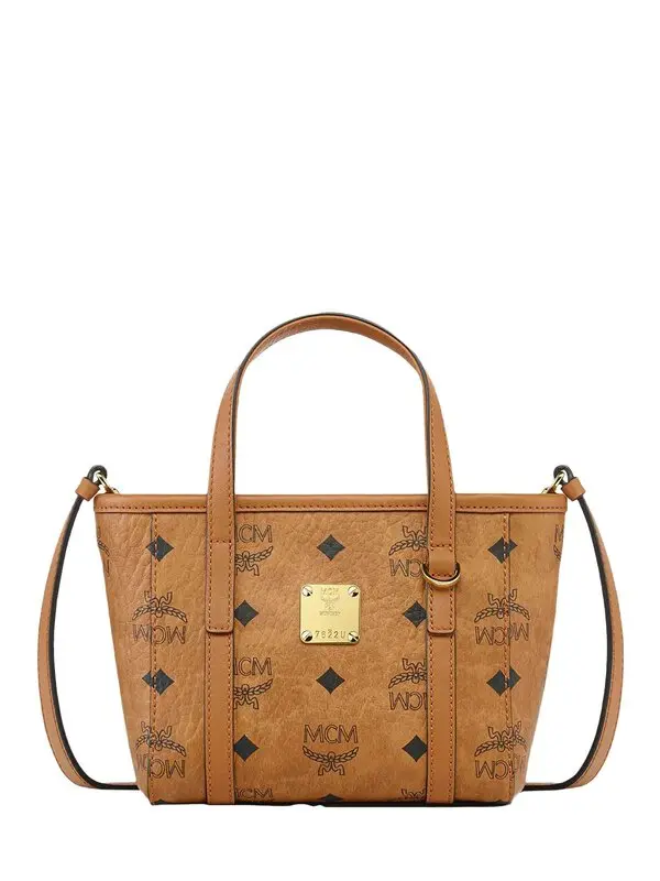 Mcm Toni Vi X-mini Shopper - Tan