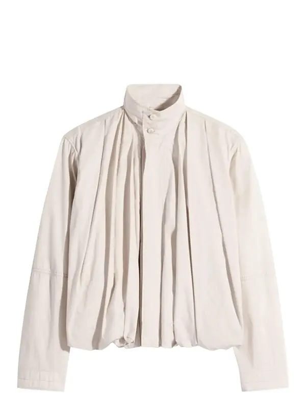 LEMAIRE Soft Pleated Blouson - White