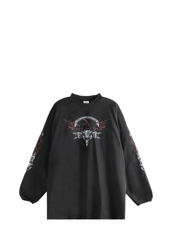 Vetements Metal Long-sleeve Sweatshirt - Black