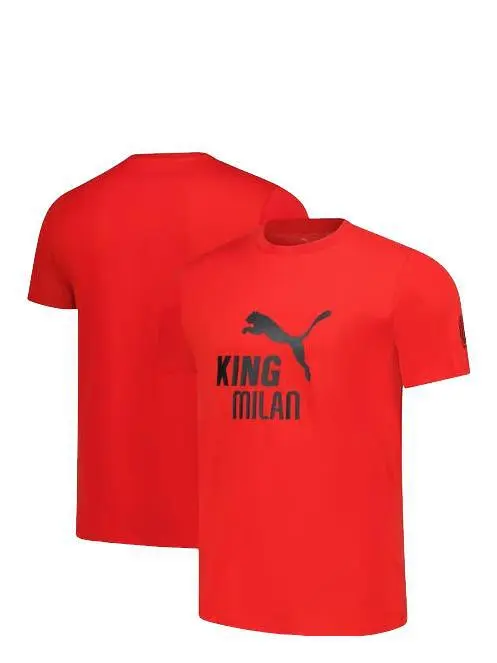 PUMA Ac Milan 2025/26 King Logo T-shirt - Red