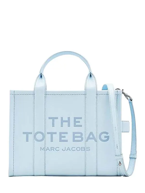 Marc Jacobs The Leather Medium Tote Bag - Blue
