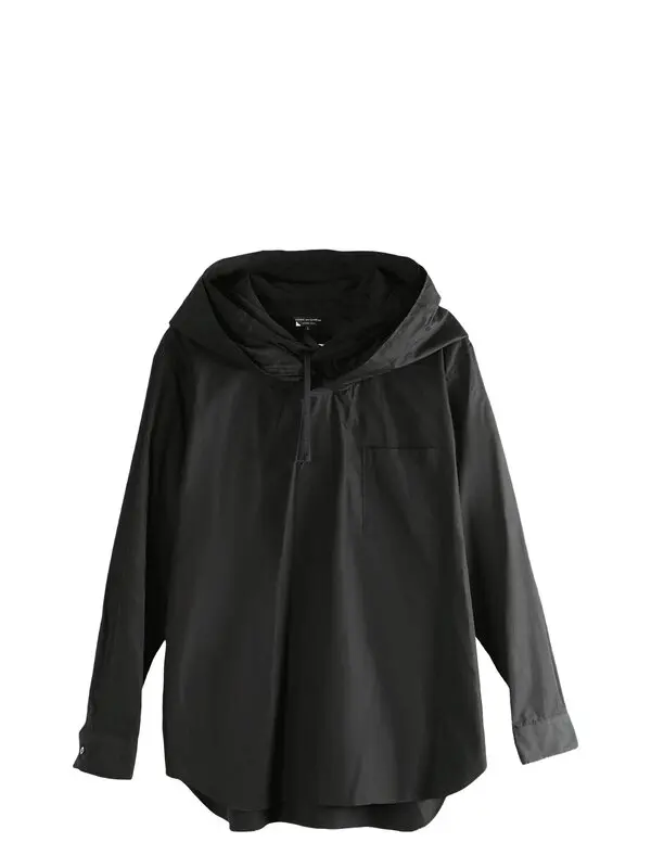 Comme Des Garçons Long-sleeve Hoodie - Black