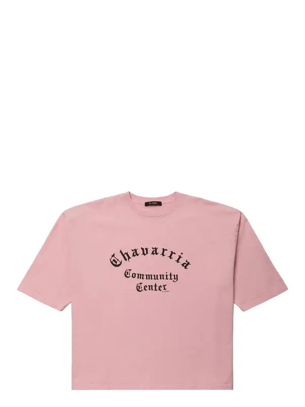 WILLY CHAVARRIA Community Center Buffalo Tee - Pink