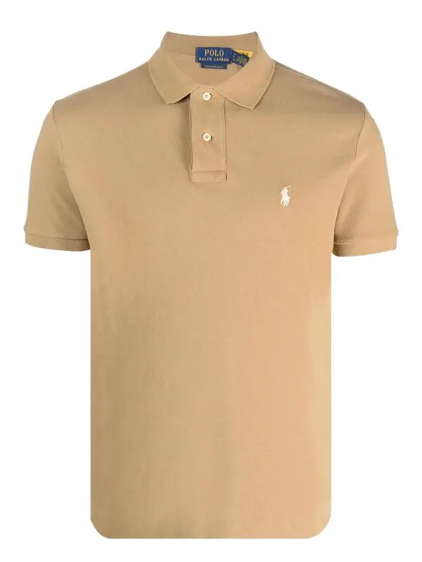 Polo Ralph Lauren Mesh Polo Shirt - Tan