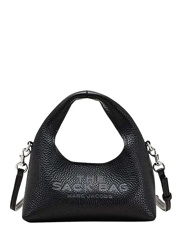 Marc Jacobs The Micro Crossbody Sack Leather Bag - Black