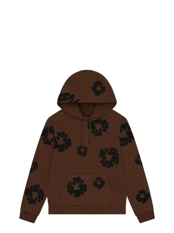 DENIM TEARS Cotton Wreath Hoodie - Brown