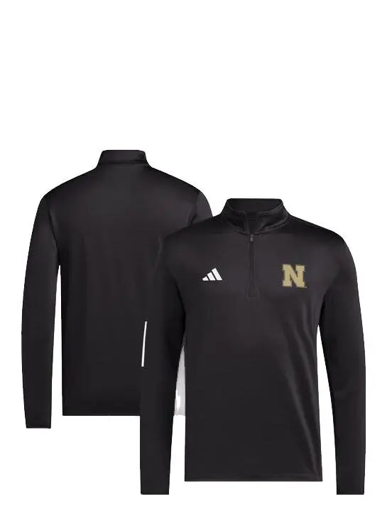 Adidas Nebraska Huskers Half-zip Golf Jacket - Black