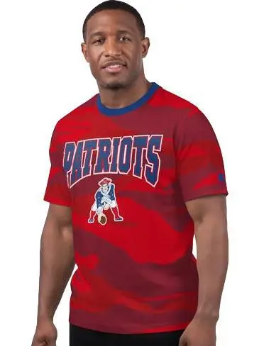 STARTER New England Patriots Thursday Night Gridiron Classics Vintage Logo T-shirt - Red