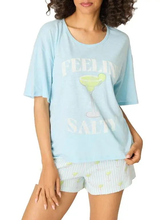 PJ Salvage Graphic T-shirt - Light Blue