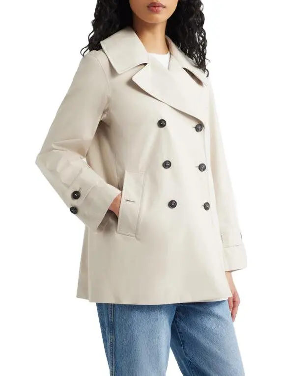 SAVE THE DUCK Sofi Waterproof Trench Coat - Shore Beige