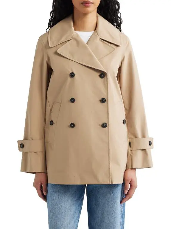 SAVE THE DUCK Sofi Waterproof Trench Coat - Stardust Beige