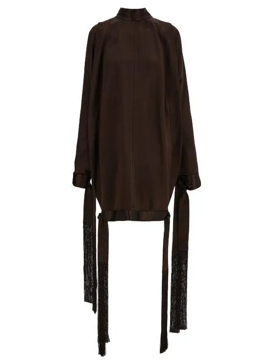FERRAGAMO Mini Dress - Brown