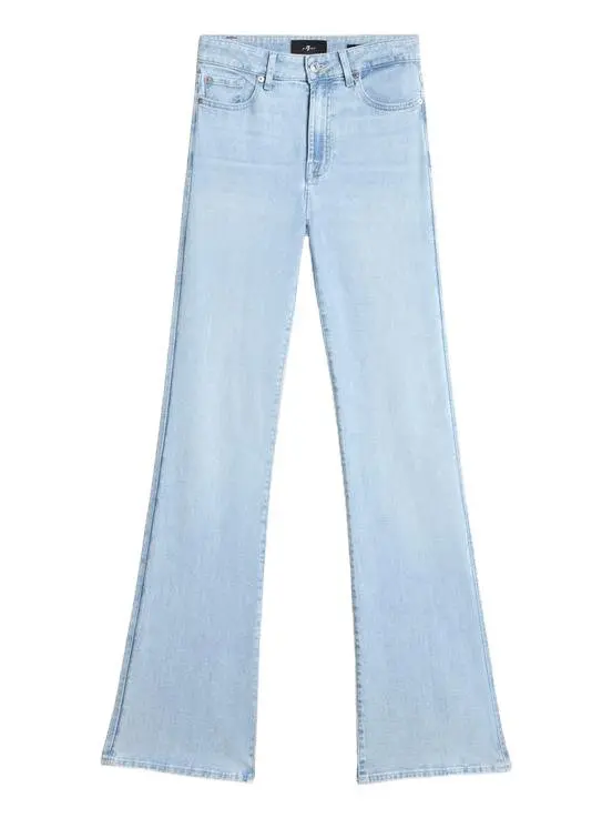 7 For All Mankind Leggy Bootcut Jeans - Natural