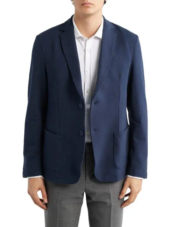 Mack Weldon Cotton French Terry Blazer - Total Eclipse
