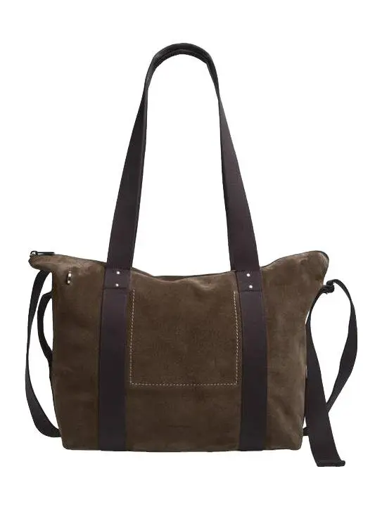 Rick Owens Trolley Suede Tote - Dust/dust