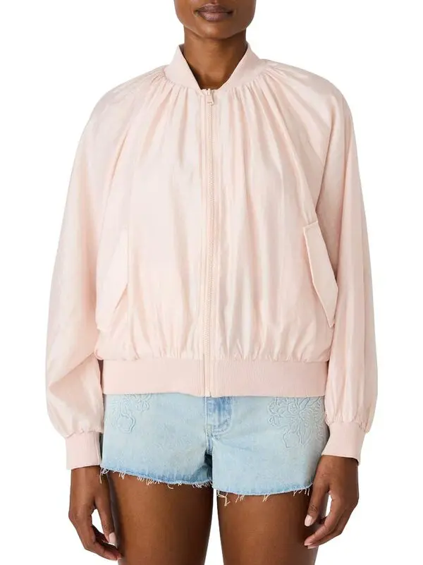 Steve Madden Woven Bomber Jacket - Shell