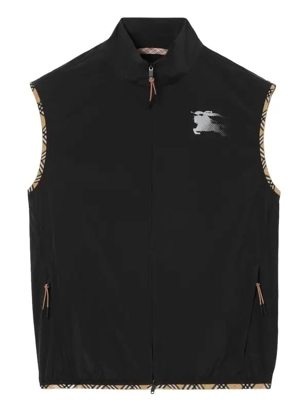 Burberry Nylon Gilet - Black
