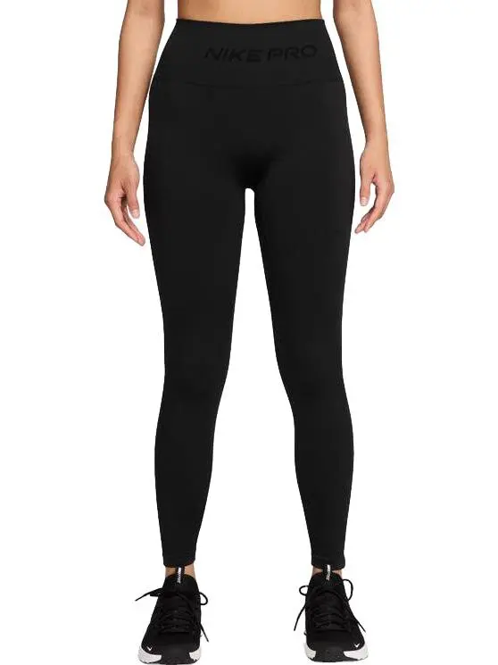 Nike Dri-fit Wool & Cotton Leggings - Black