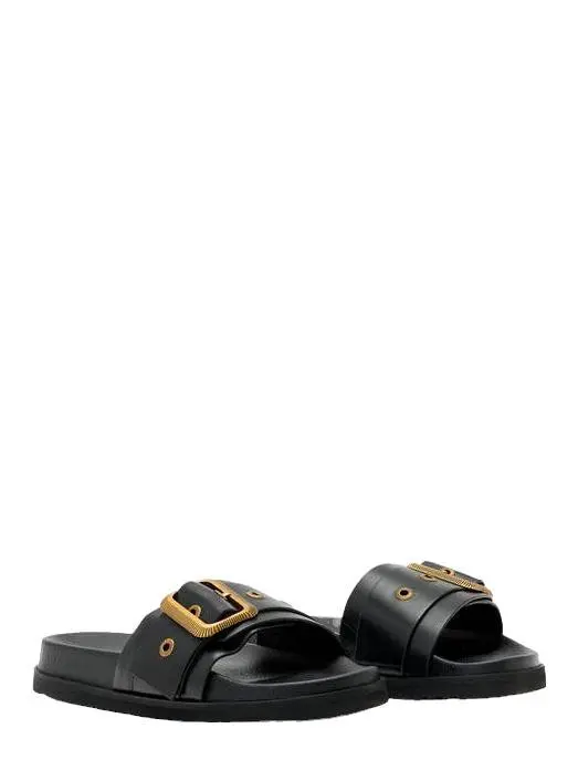 ALLSAINTS Ellie Western Slide Sandal - Black