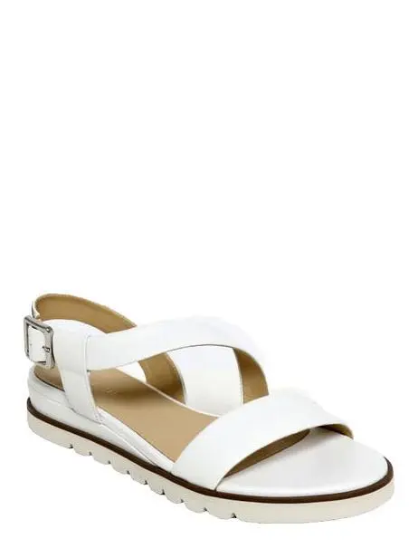 DAVID TATE Ingrid Wedge Sandal - White