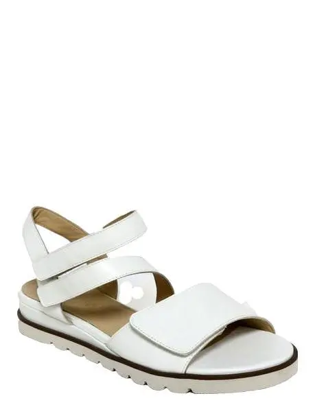 DAVID TATE Theo Ankle Strap Sandal - White