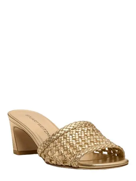 STUART WEITZMAN Marina Slide 50 - Golden